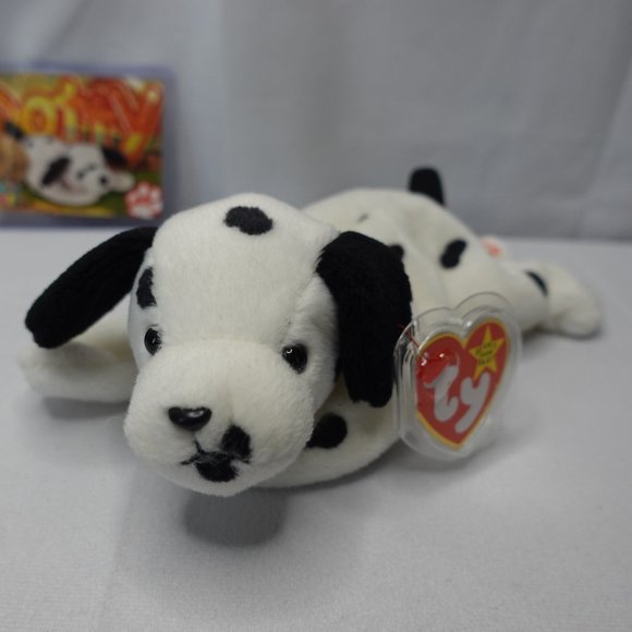 Ty | Toys | Vintage Ty Beanie Babies Dotty The Dalmatian Dog Style 40 ...